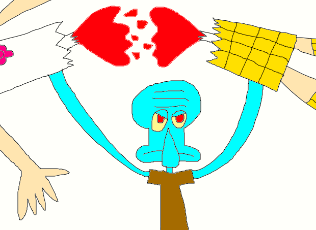 Squidward's victory by Challenger153 on DeviantArt