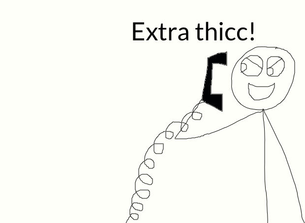 Extra thicc by Challenger153 on DeviantArt