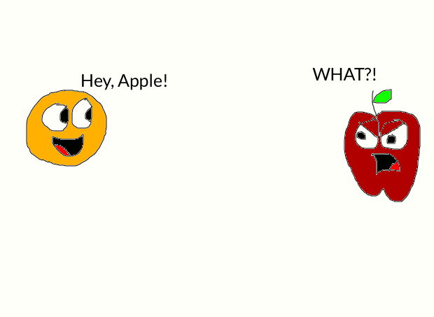 Hey, Apple! by Challenger153 on DeviantArt