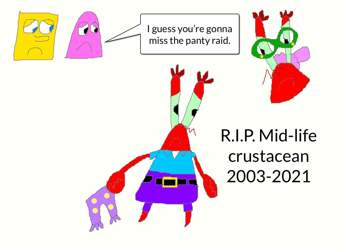 R.I.P. Mid-life crustacean by Challenger153 on DeviantArt