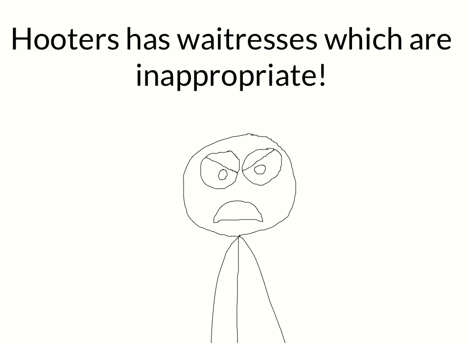 Why Hooters is inappropriate by Challenger153 on DeviantArt