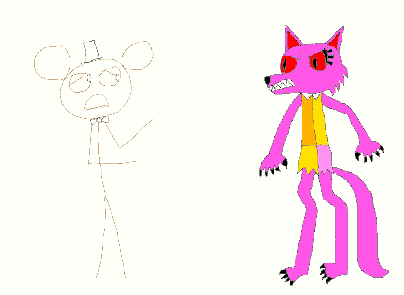 Freddy and the werewolf by Challenger153 on DeviantArt