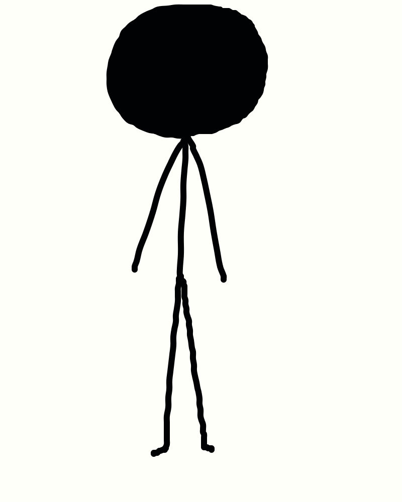 Thick black stick figure by Challenger153 on DeviantArt