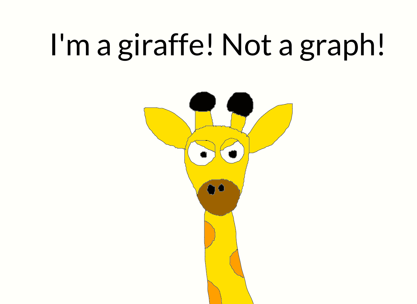 Giraffe, not graph by Challenger153 on DeviantArt