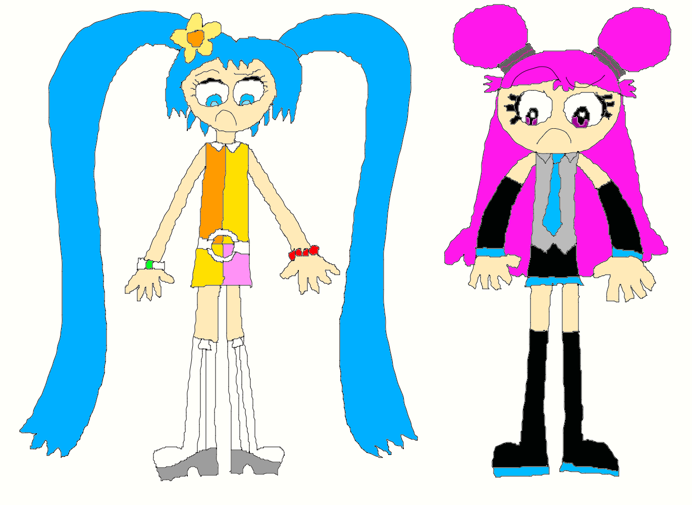 Amiku clothes swap by Challenger153 on DeviantArt