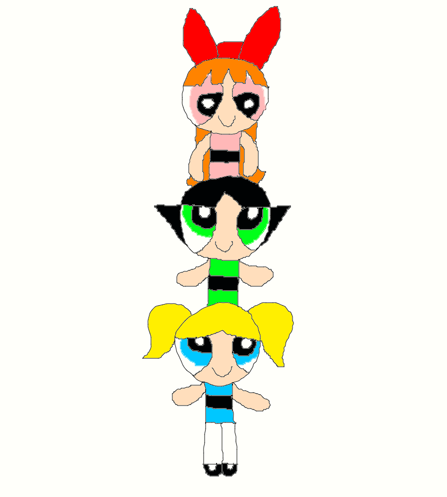 Powerpuff shoulder sitting by Challenger153 on DeviantArt