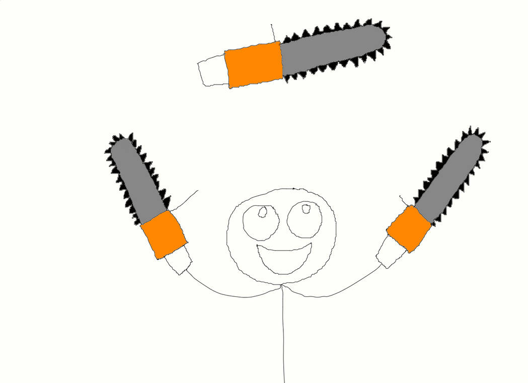 Chainsaw juggling by Challenger153 on DeviantArt