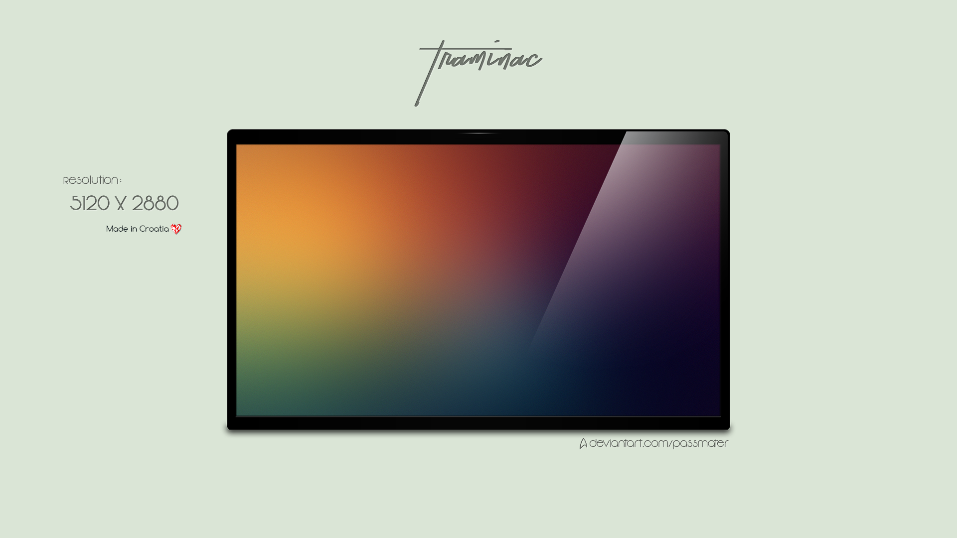 Minimal Windows Background Named: Traminac by PassMater on DeviantArt
