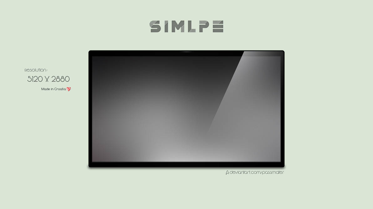 Minimal Windows Background Named: Simlpe by PassMater on DeviantArt