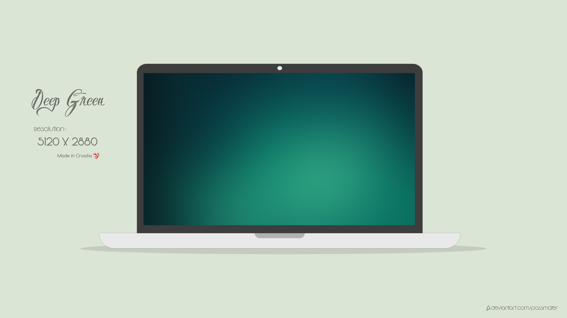 Minimal Background: Deep Green by PassMater on DeviantArt