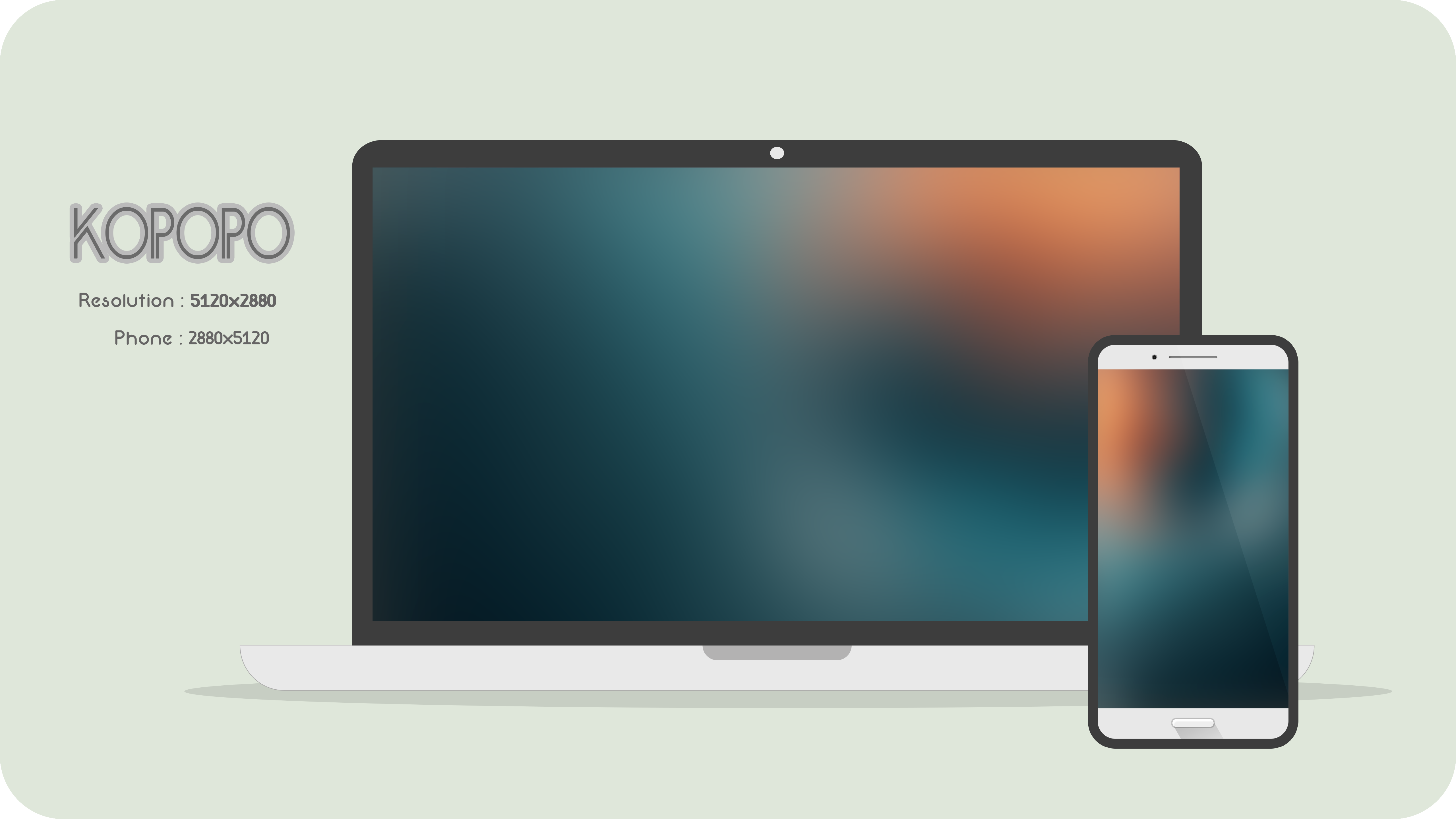 Minimal Desktop Background: Kopopo by PassMater on DeviantArt