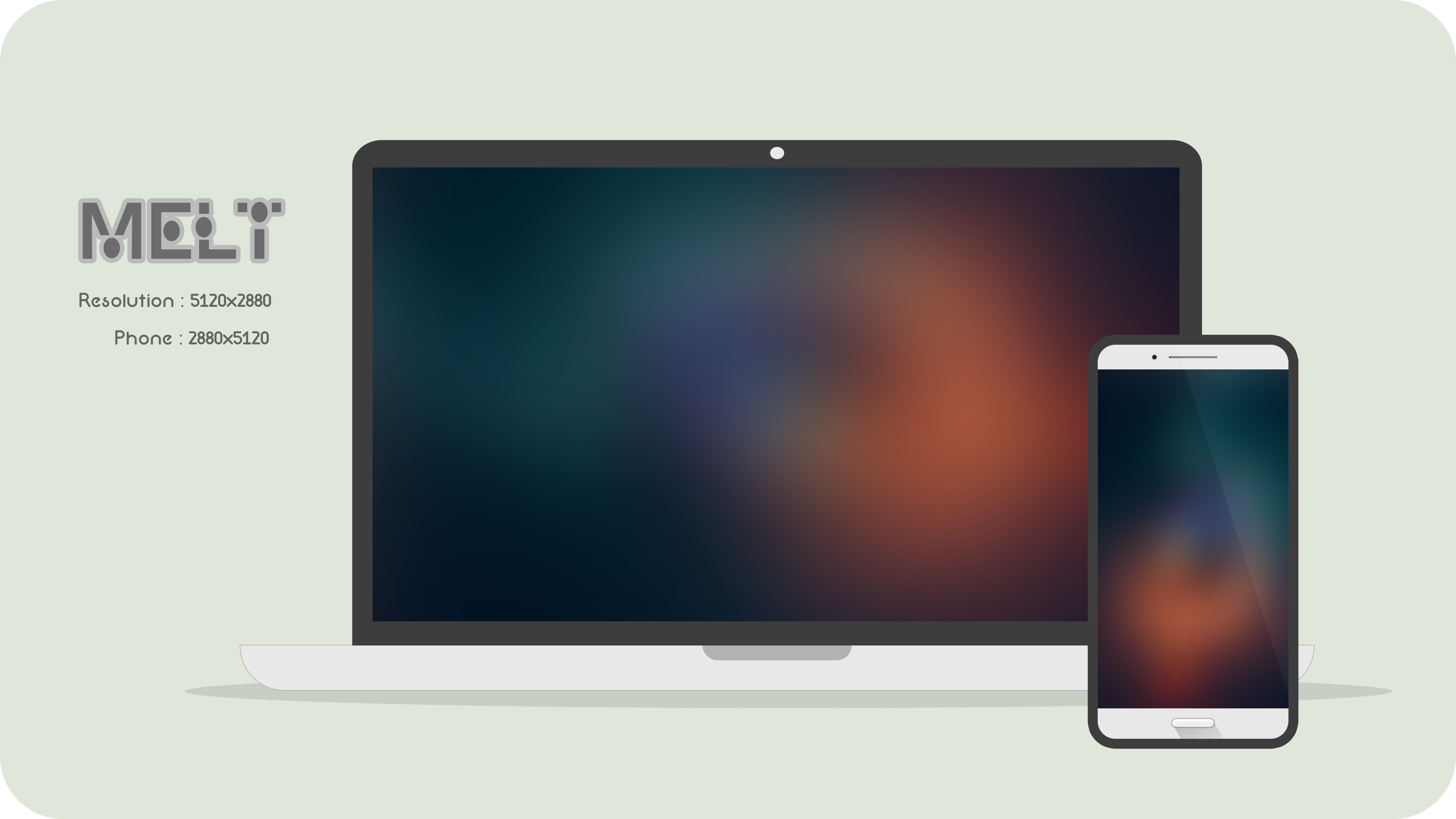 Minimal Desktop Background: Melt by PassMater on DeviantArt