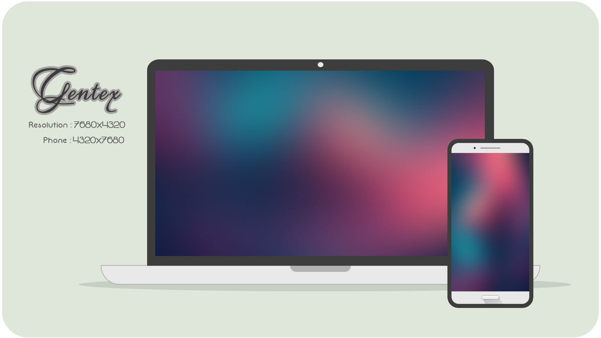 Minimal Desktop Background: Gentex by PassMater on DeviantArt