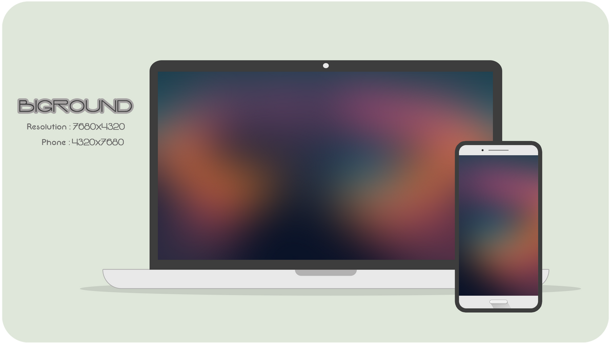 Minimal Desktop Background: BigRound by PassMater on DeviantArt