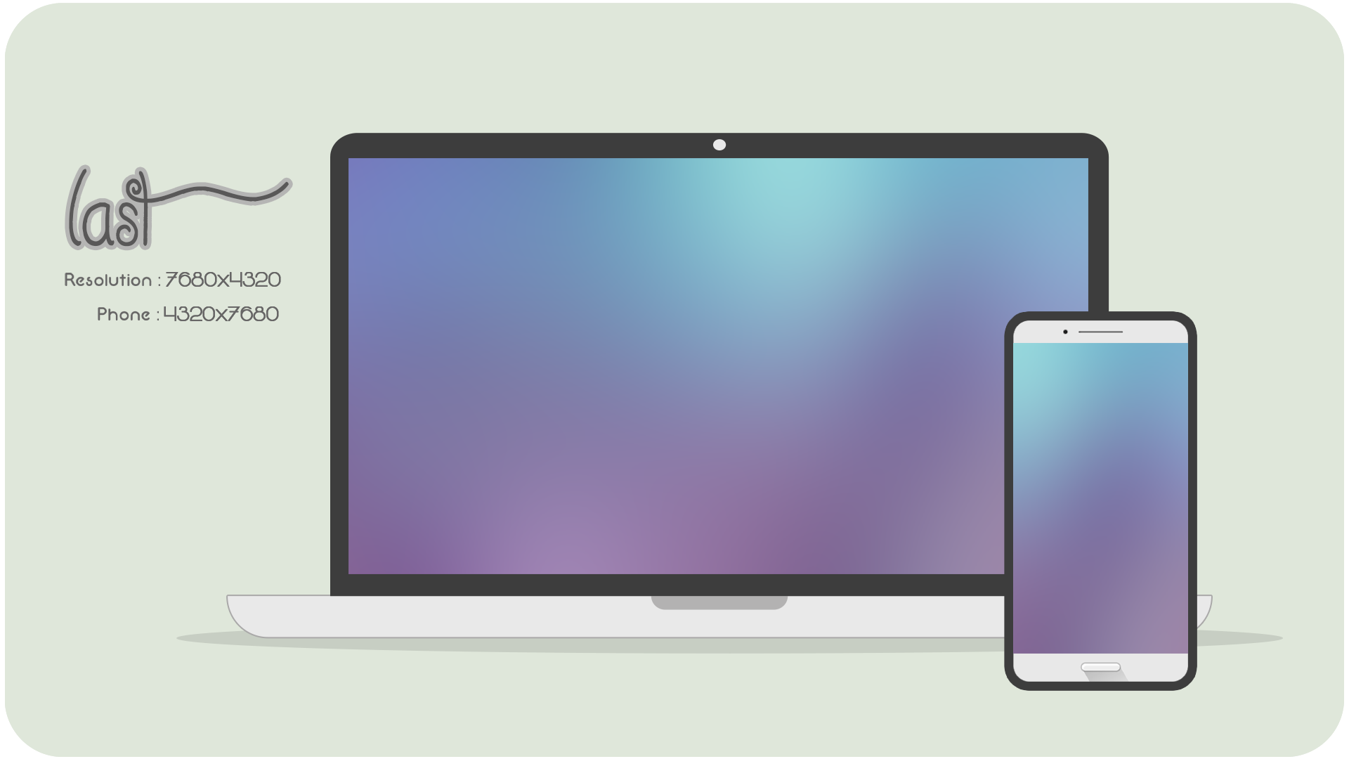 Minimal Desktop Background: Last by PassMater on DeviantArt