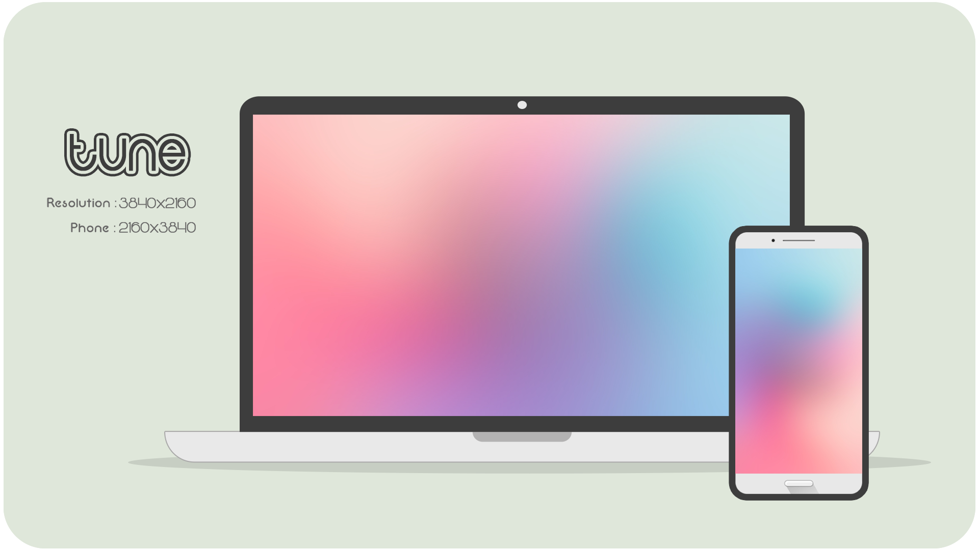 Minimal Desktop Background: Tune by PassMater on DeviantArt