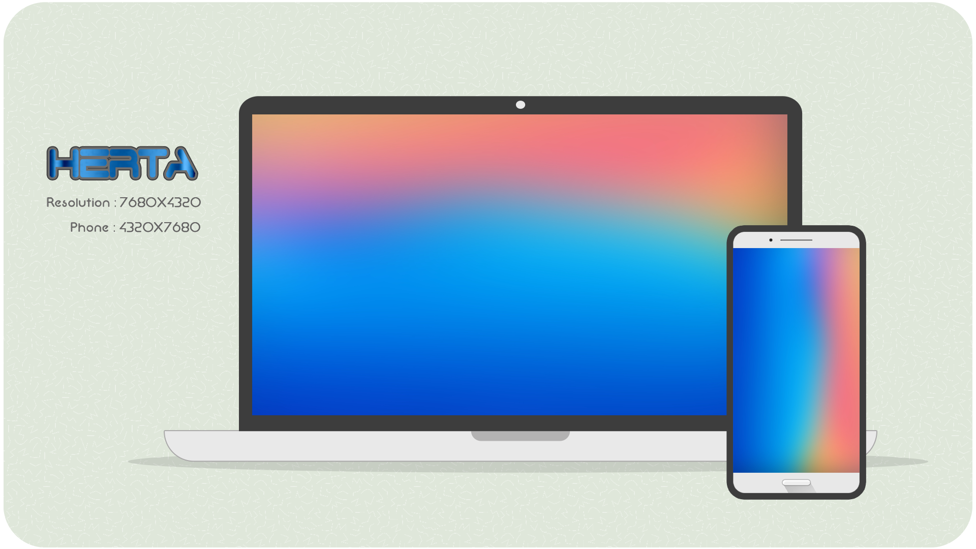 Minimal Desktop Background: Herta by PassMater on DeviantArt