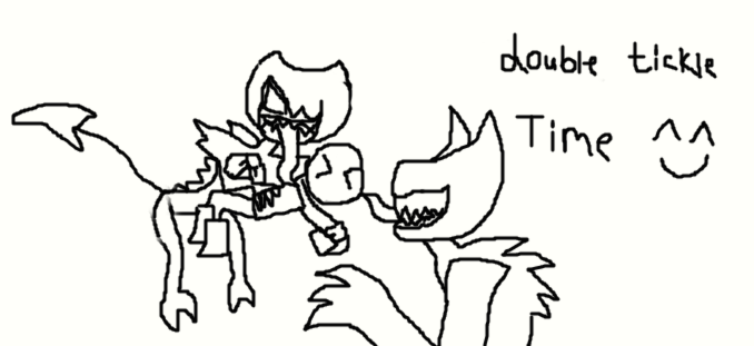 Double tickle time ^^ by EchoTheReaperDK on DeviantArt