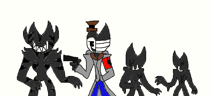 Johnny, Lizard and minions by EchoTheReaperDK on DeviantArt