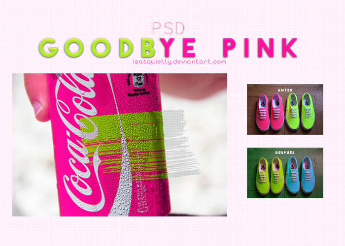 PSD |Goodbye Pink by ISatQuietly on DeviantArt
