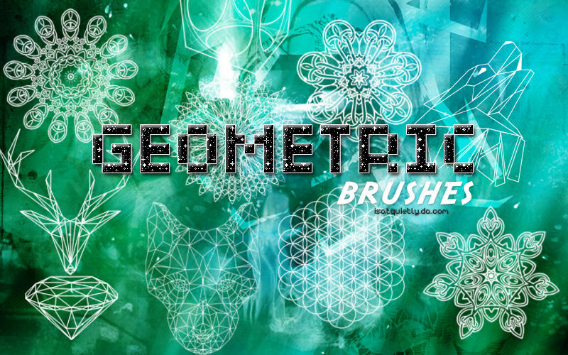 +Geometric Brushes by ISatQuietly on DeviantArt