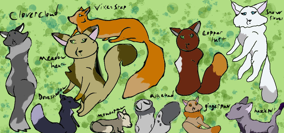 riverclan warriors by spectorwing on DeviantArt