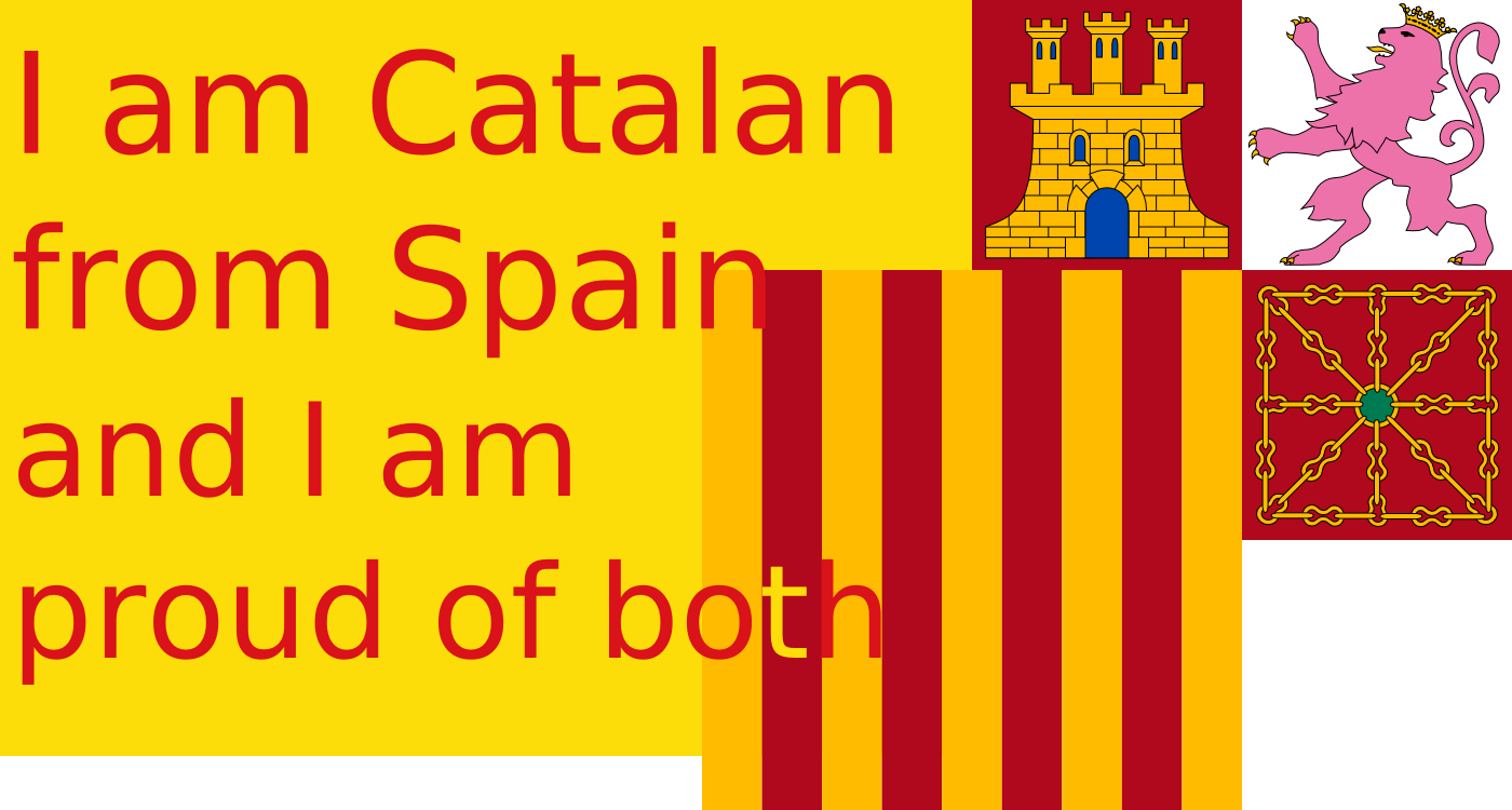 Proud to be Catalan from Spain by hosmich on DeviantArt