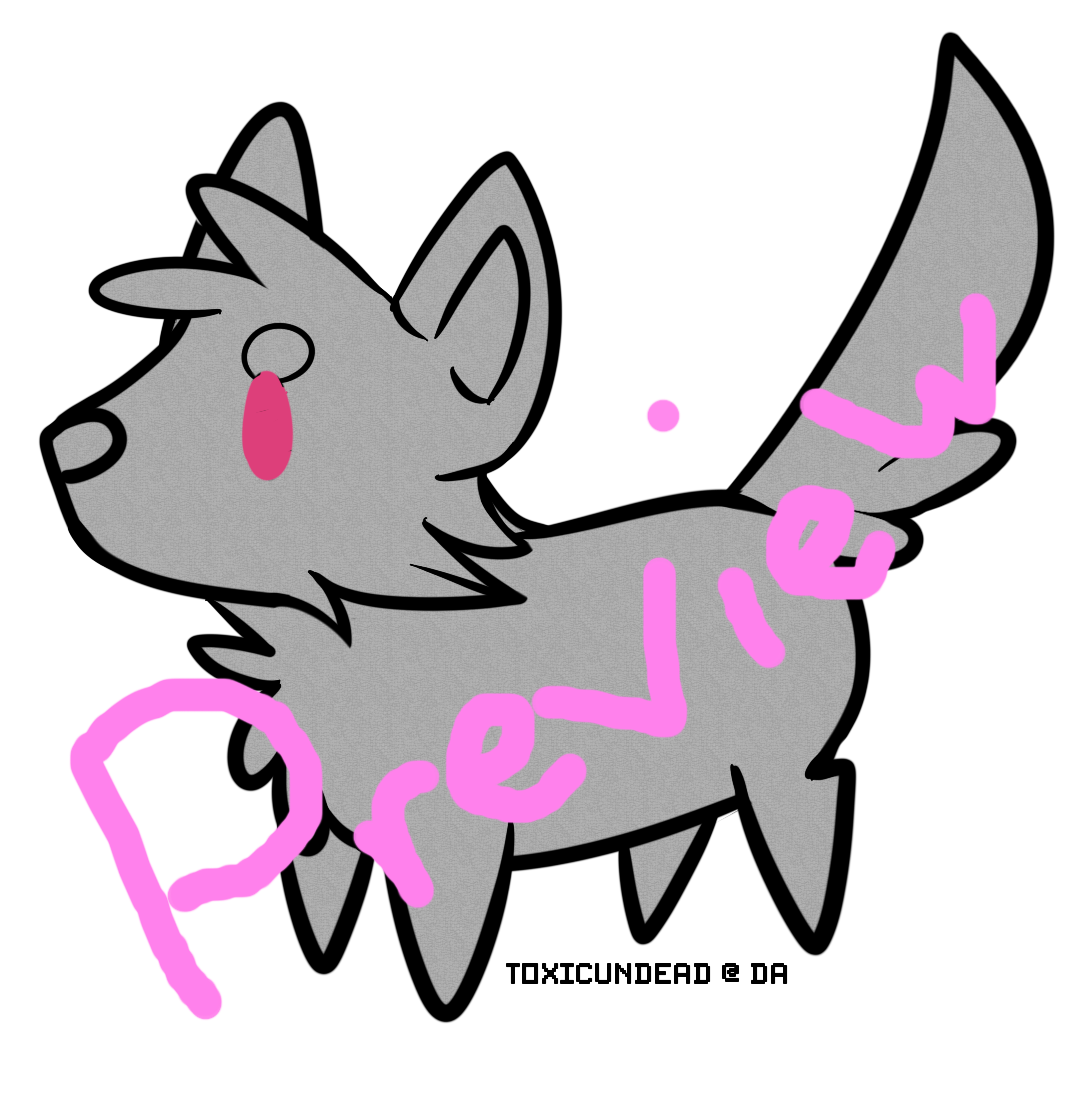 Chibi Dog Base - P2U by ToxicUndead on DeviantArt