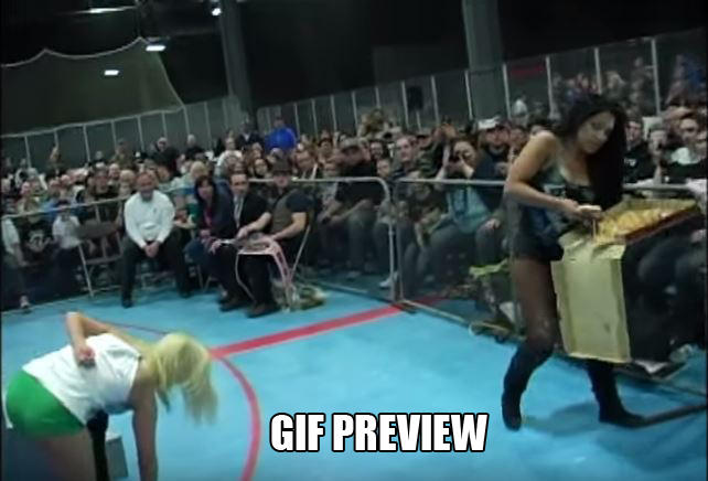 Mandy Leon Slaps Her Opponent With Someones Pizza By Micku Kun On
