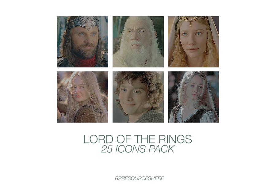 LORD OF THE RINGS ICONS PACK by rpresourceshere on DeviantArt