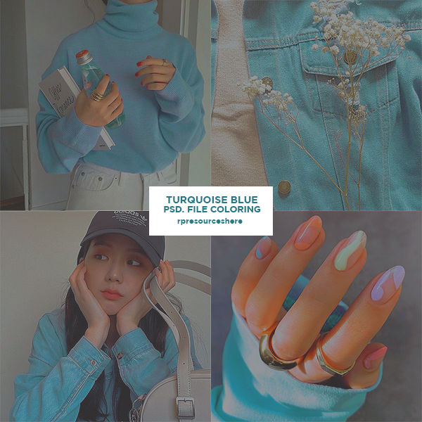 turquoise blue psd. coloring by rpresourceshere on DeviantArt