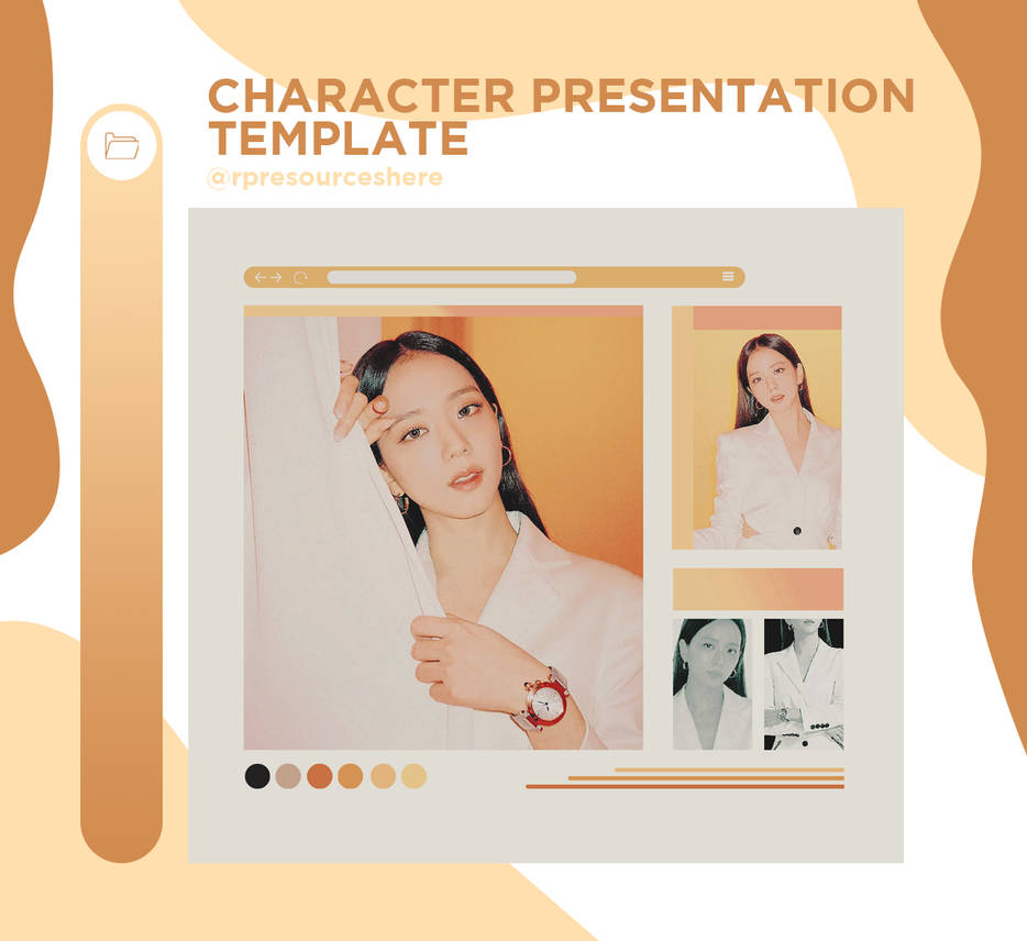 CHARACTER PRESENTATION TEMPLATE by rpresourceshere on DeviantArt