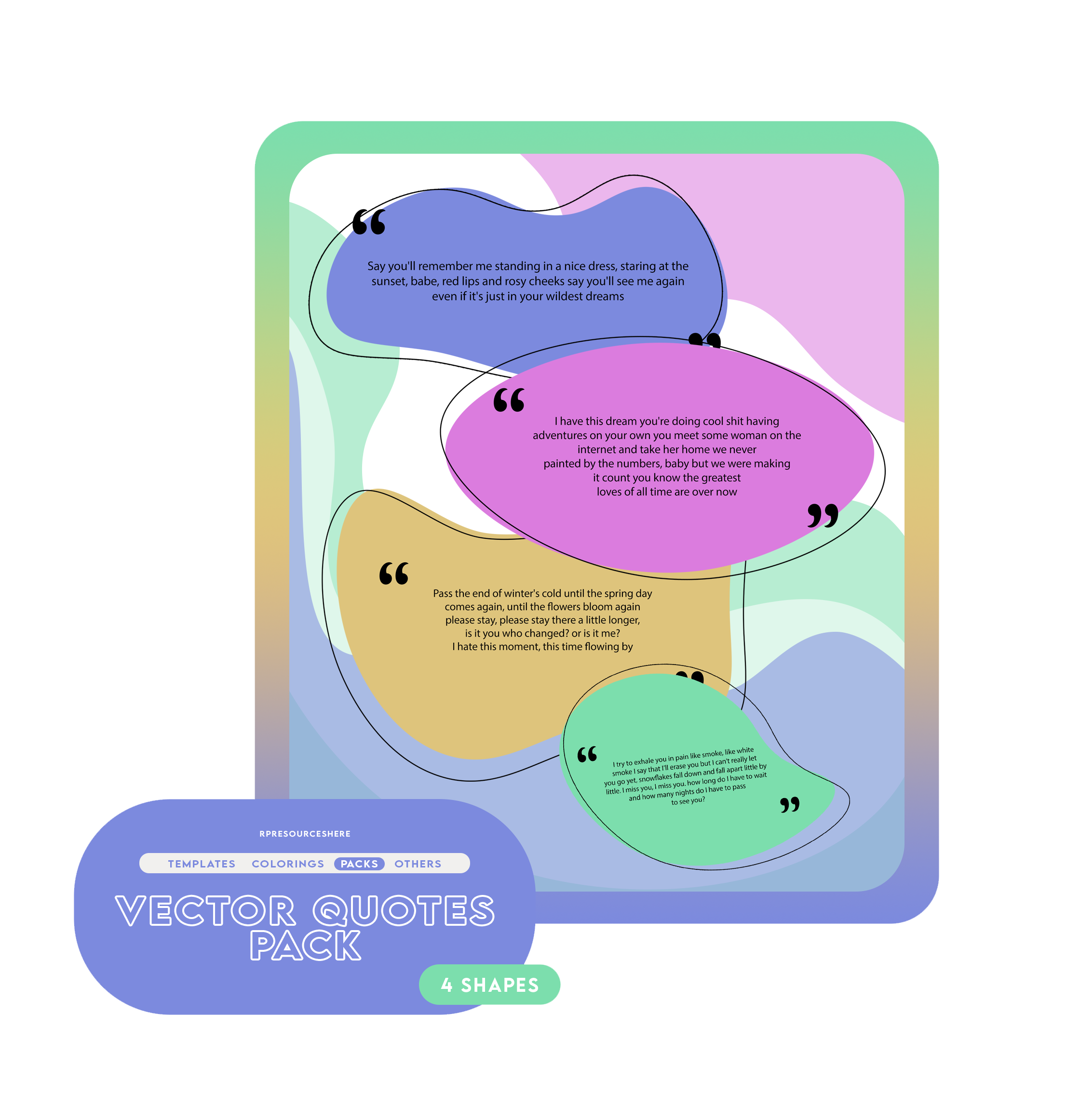 VECTOR QUOTES PACK by rpresourceshere on DeviantArt