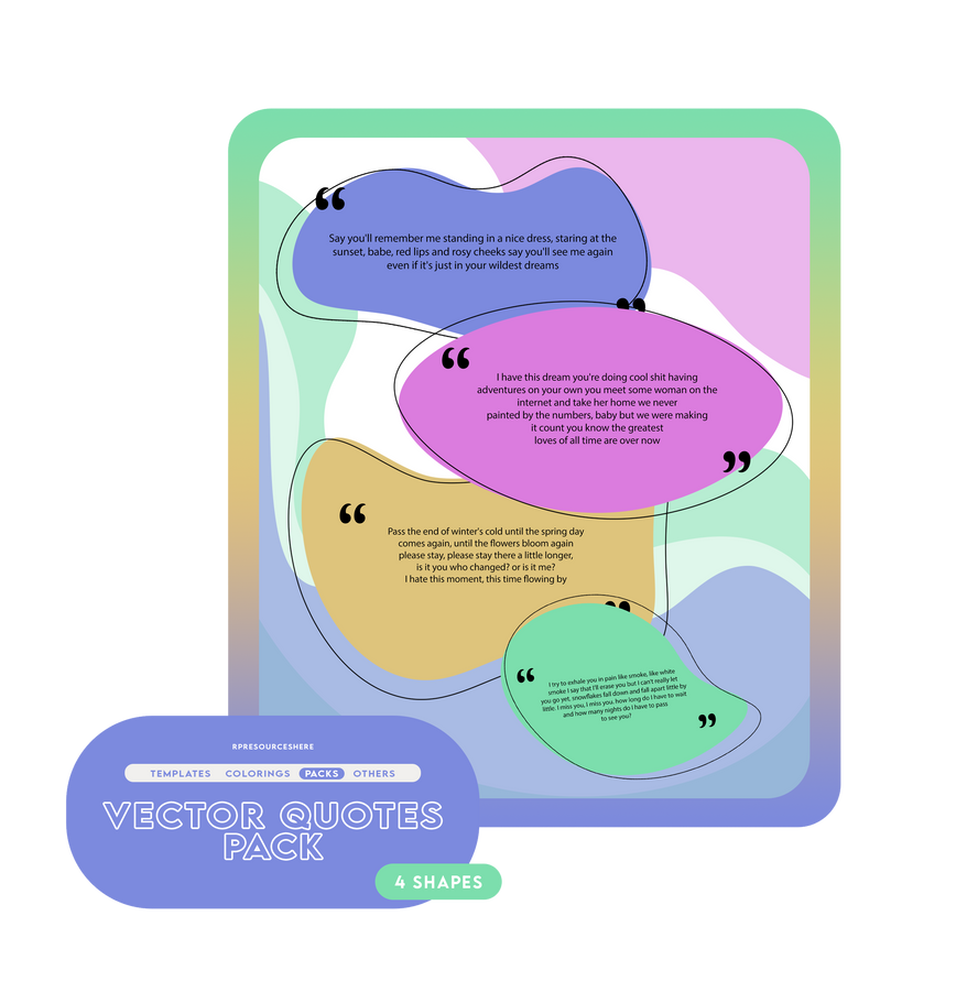 VECTOR QUOTES PACK by rpresourceshere on DeviantArt