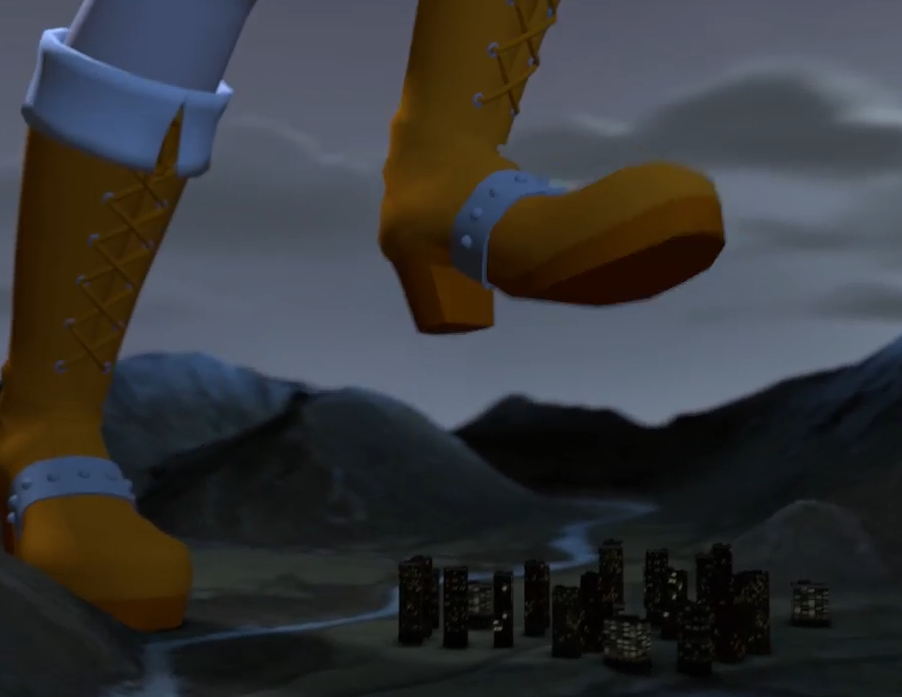 Diane Stomps a City by js3DS on DeviantArt