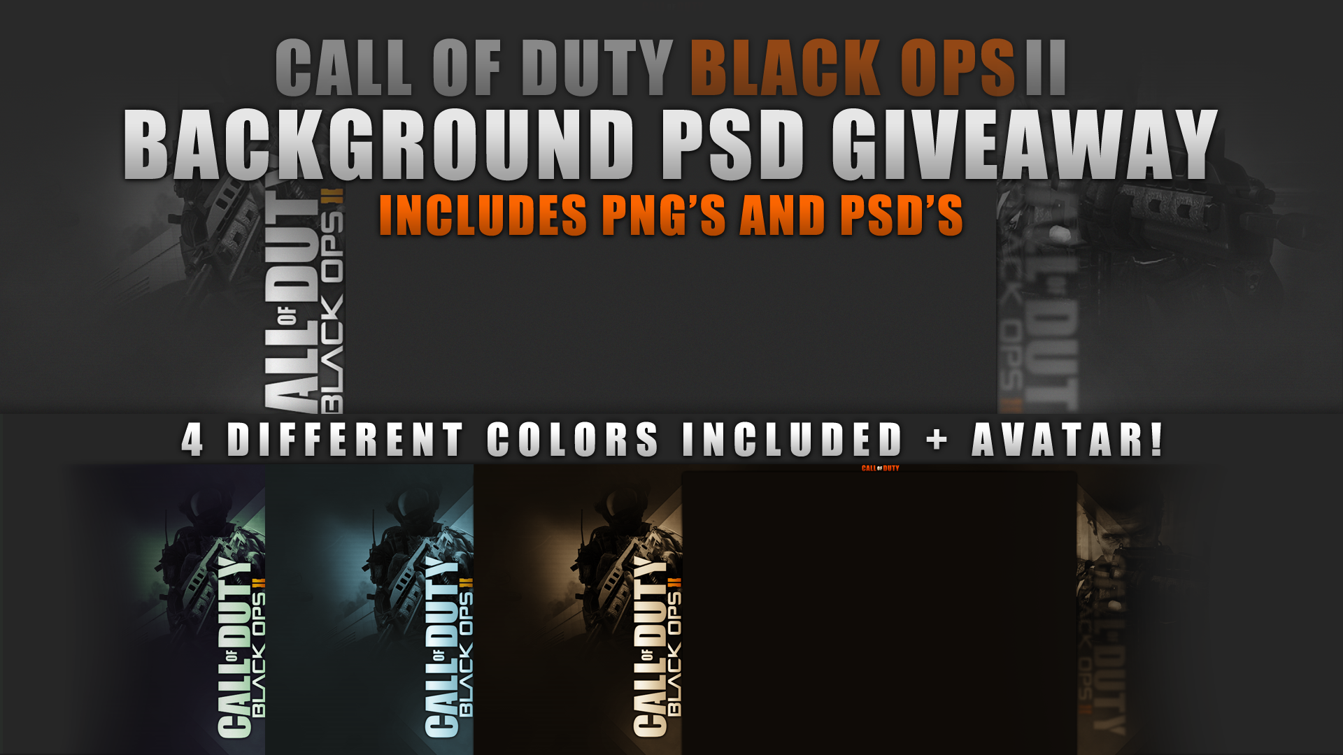 CoD: Black Ops 2 Background PSD Giveaway by TriigzHD on DeviantArt