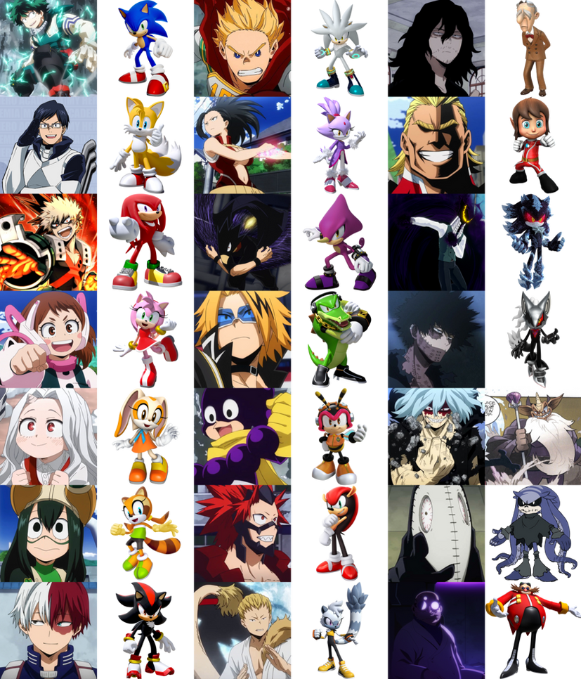 Sonic Hero Academia by KendlBoettcher on DeviantArt