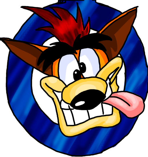 .:Crash Face -Collab-:. by MintyMaguire on DeviantArt