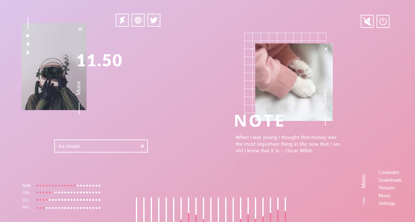 BloomingDays - Rainmeter by MunaNazzal on DeviantArt