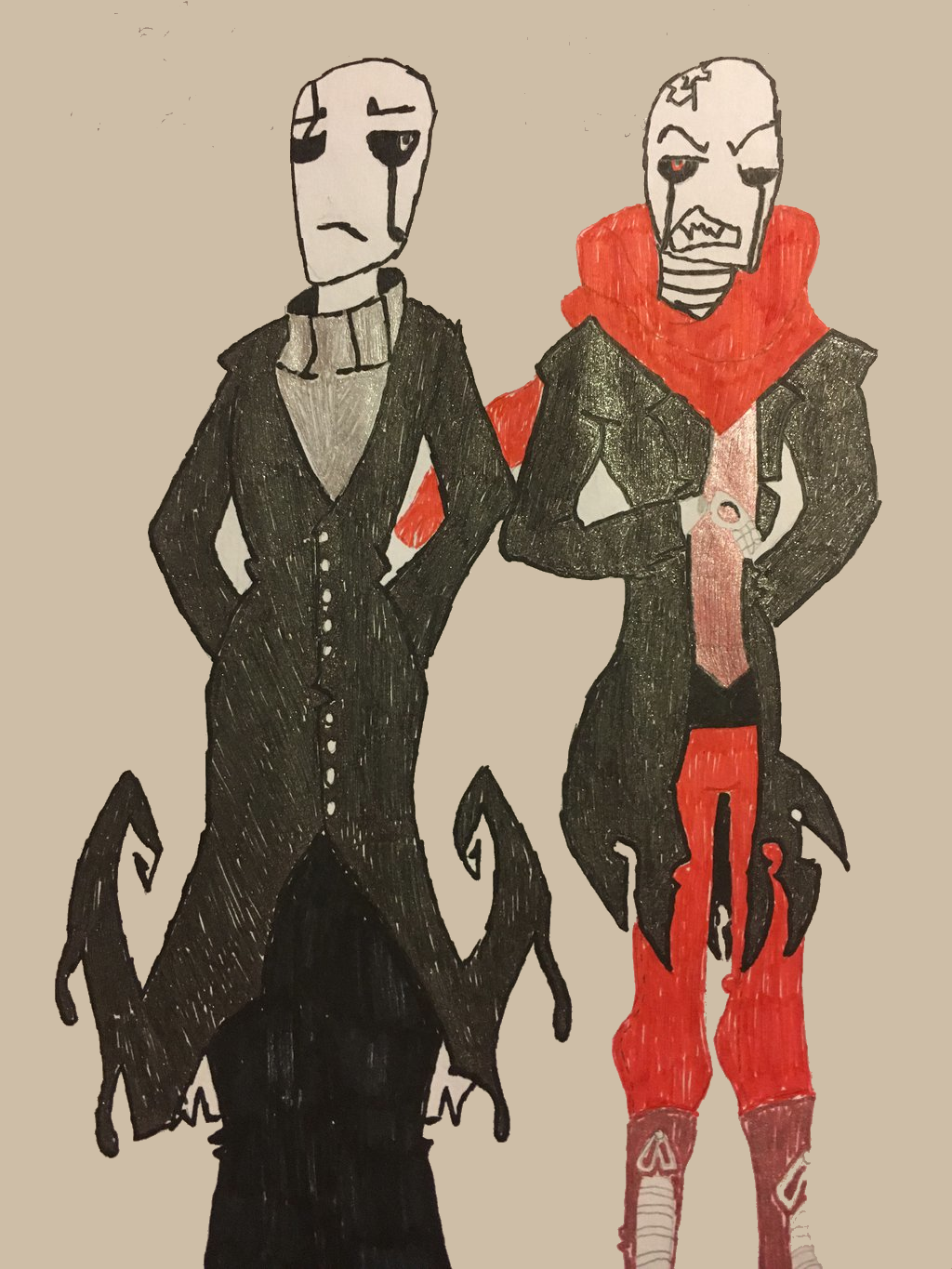UnderTale!! and UnderFell!! Gasters!! by SansGetsDunkedOn on DeviantArt