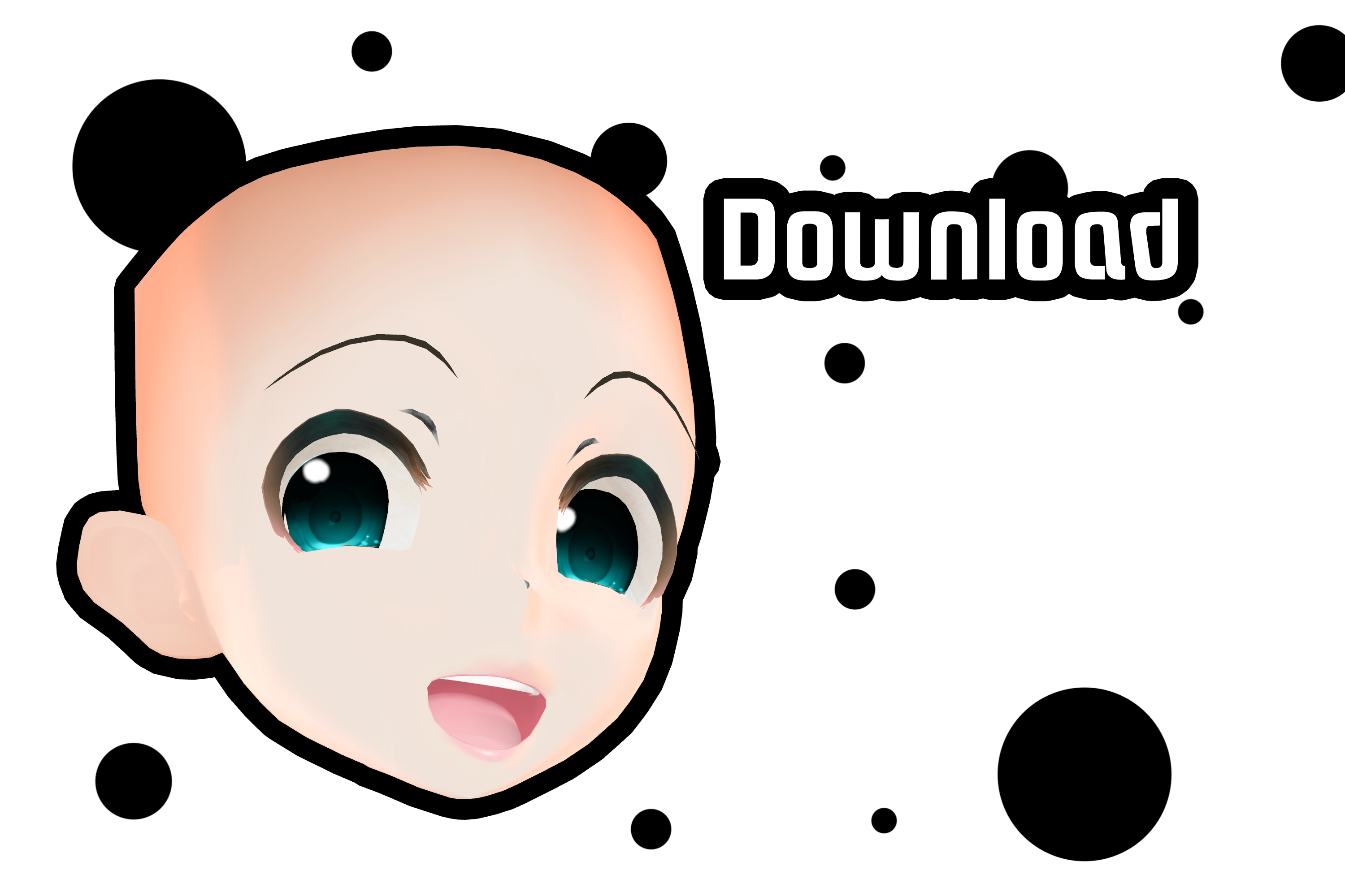 MMD Face Merge DOWNLOAD (down) by MeinuKurai on DeviantArt