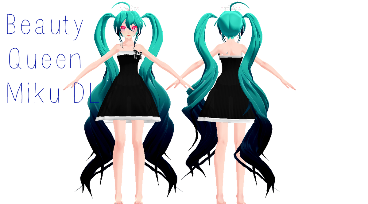 MMD NEWCOMER Beauty Queen Miku DL by Yozane on DeviantArt