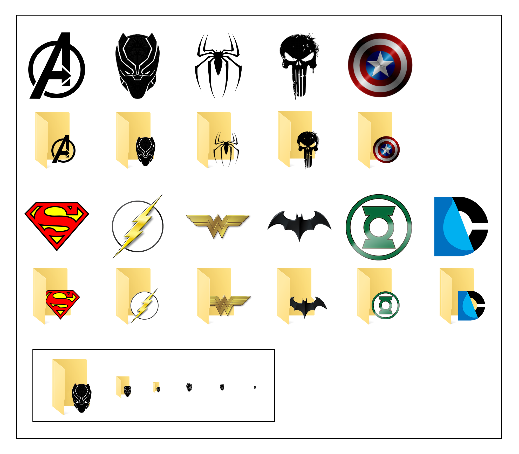 Superhero Icons For Windows 10 by JeremyMallin on DeviantArt
