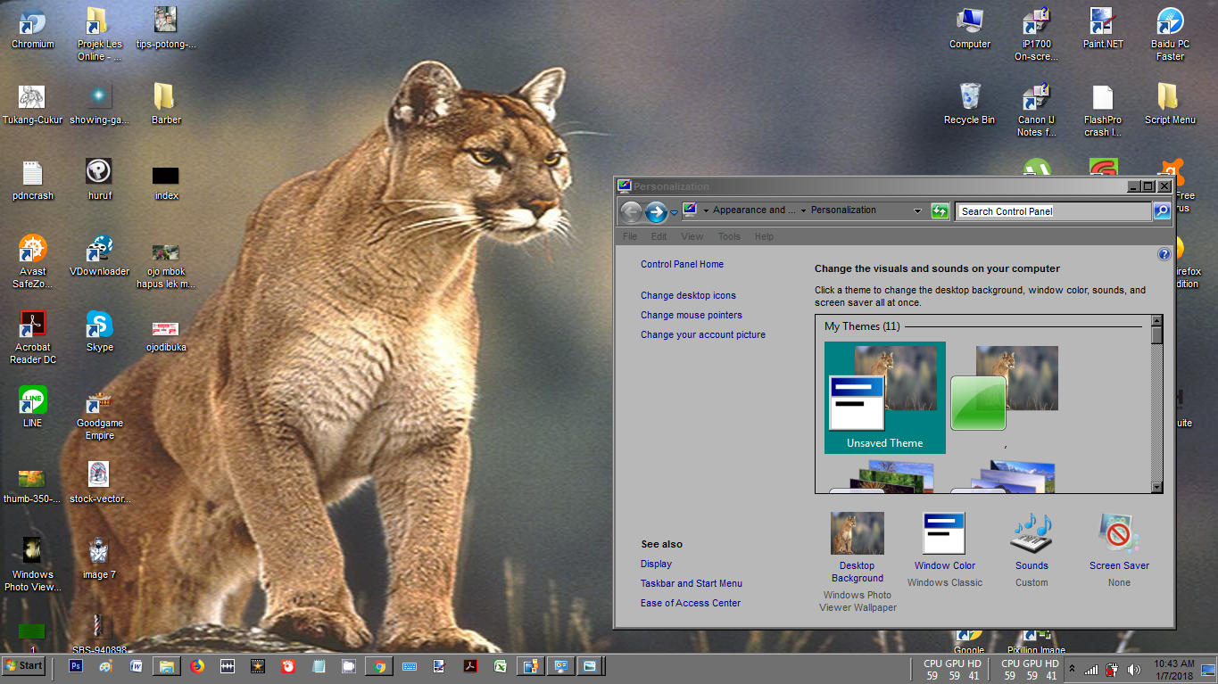 Dangerous Creatures98plus Theme For Windows 7 by ExcelCiprut on DeviantArt