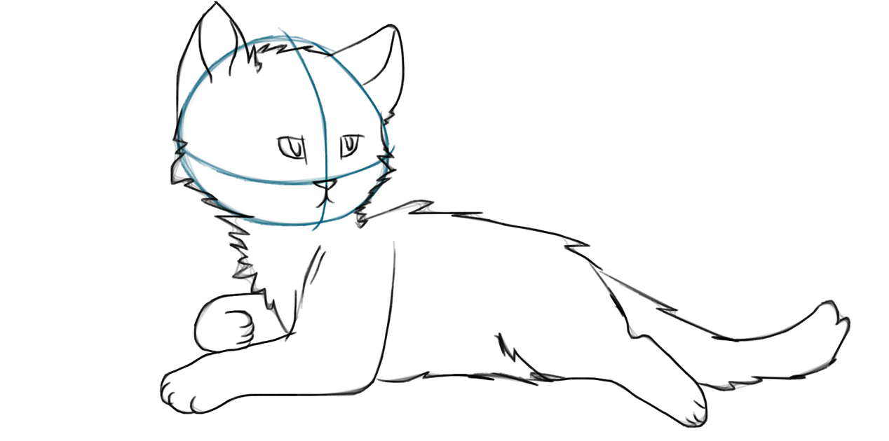 a cat scetch by echostar123 on DeviantArt