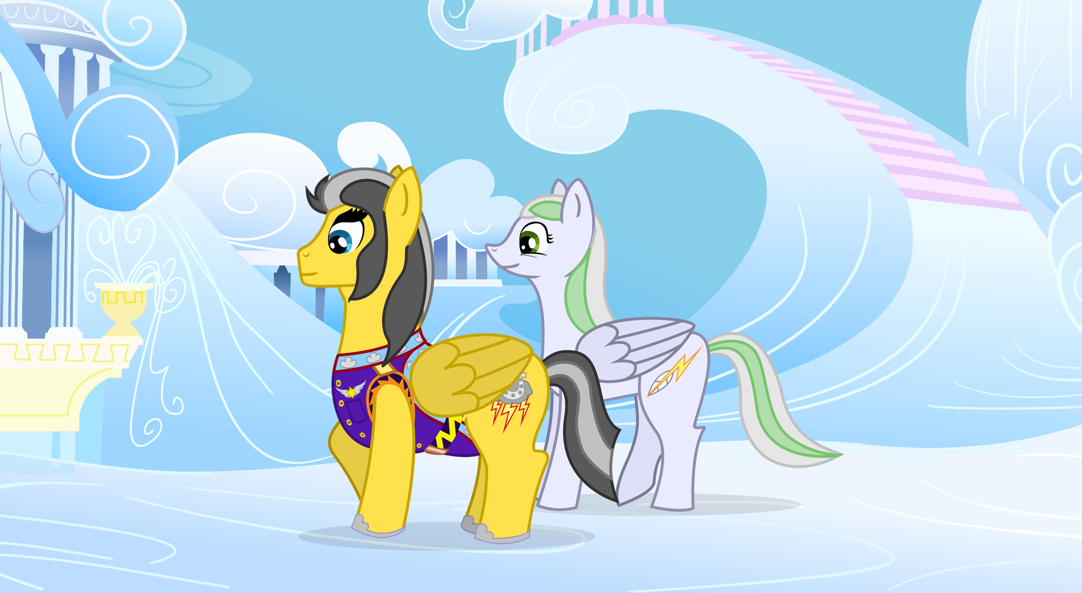 Thunderhooves and Featherflight by Malte279 on DeviantArt