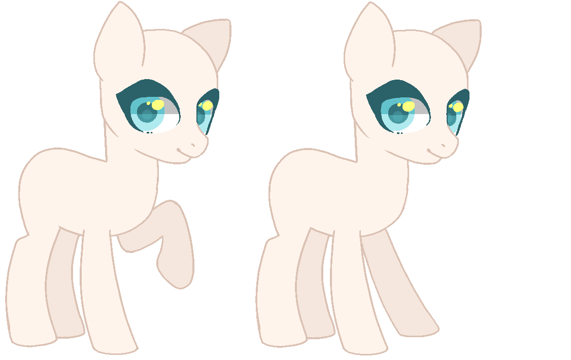 Pixel Pony Base F2U by Umi-Chann on DeviantArt