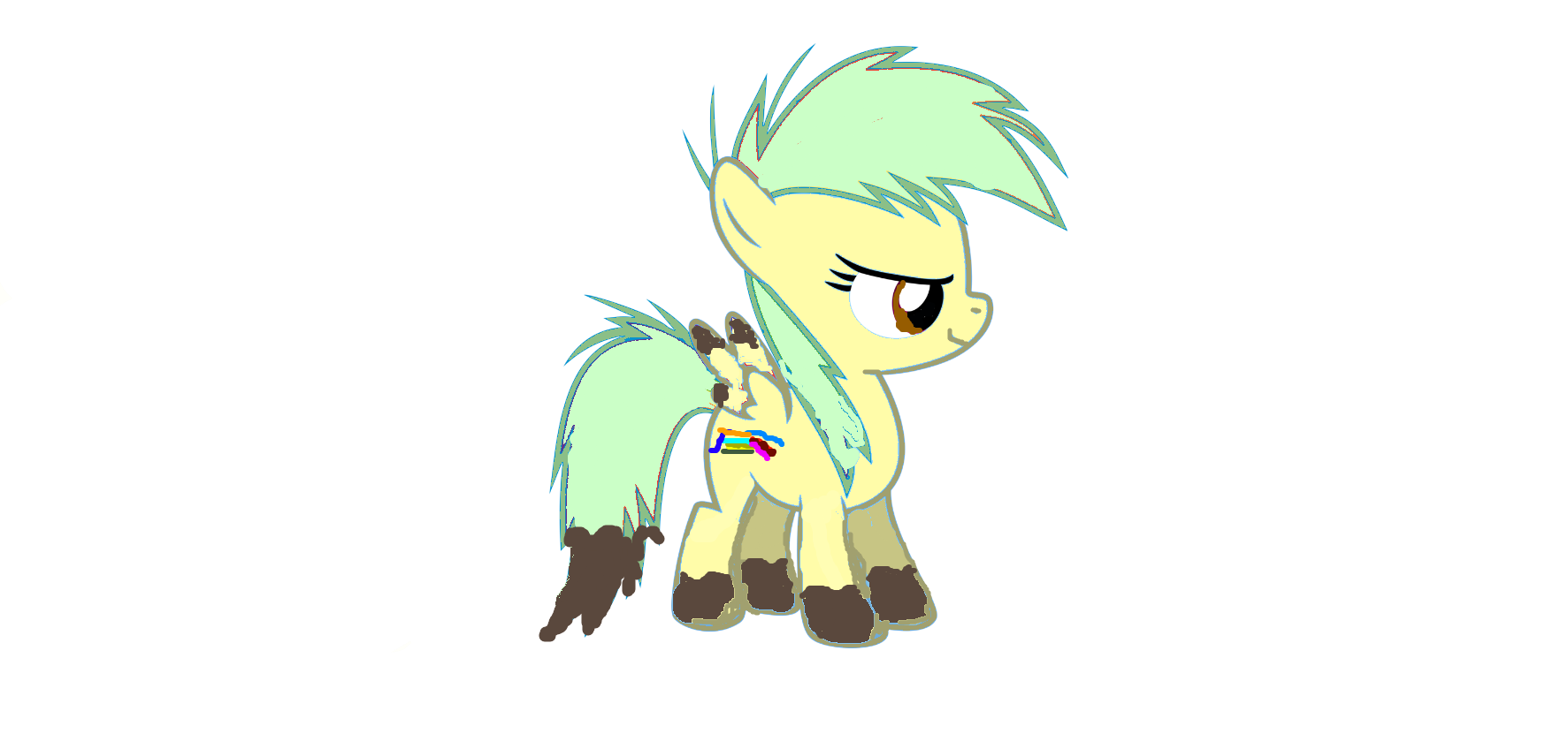 messy pony by mlp8778 on DeviantArt