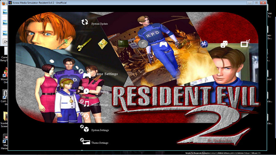 Resident Evil 2 - PS3 Theme by DarksideOfDawn on DeviantArt