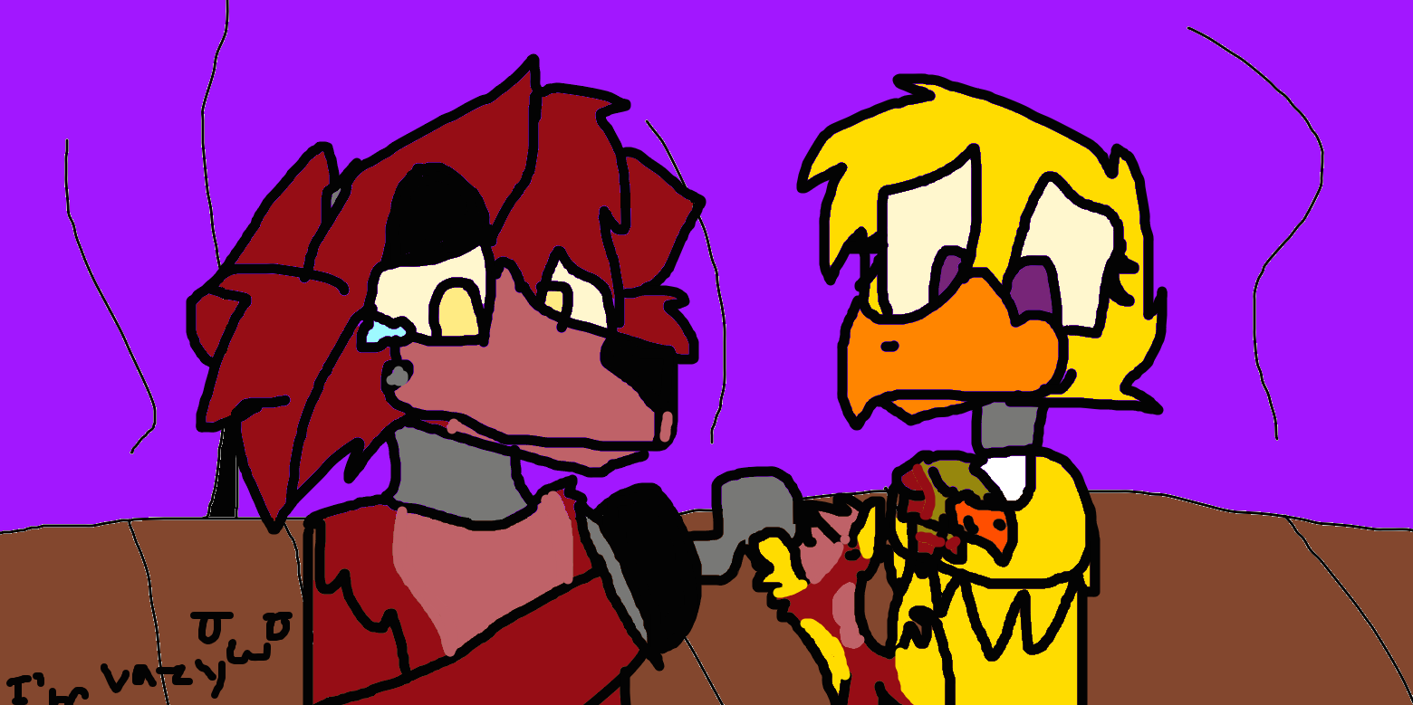 When I'm lazy and bored I draw FNaF, or Foxica by Sparky-the-dog-Anima ...